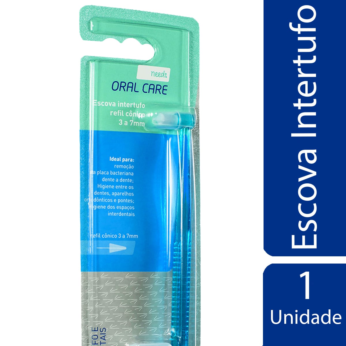 Escova Dental Intertufo Needs Cônica 3 a 7mm 1 Unidade | Droga Raia