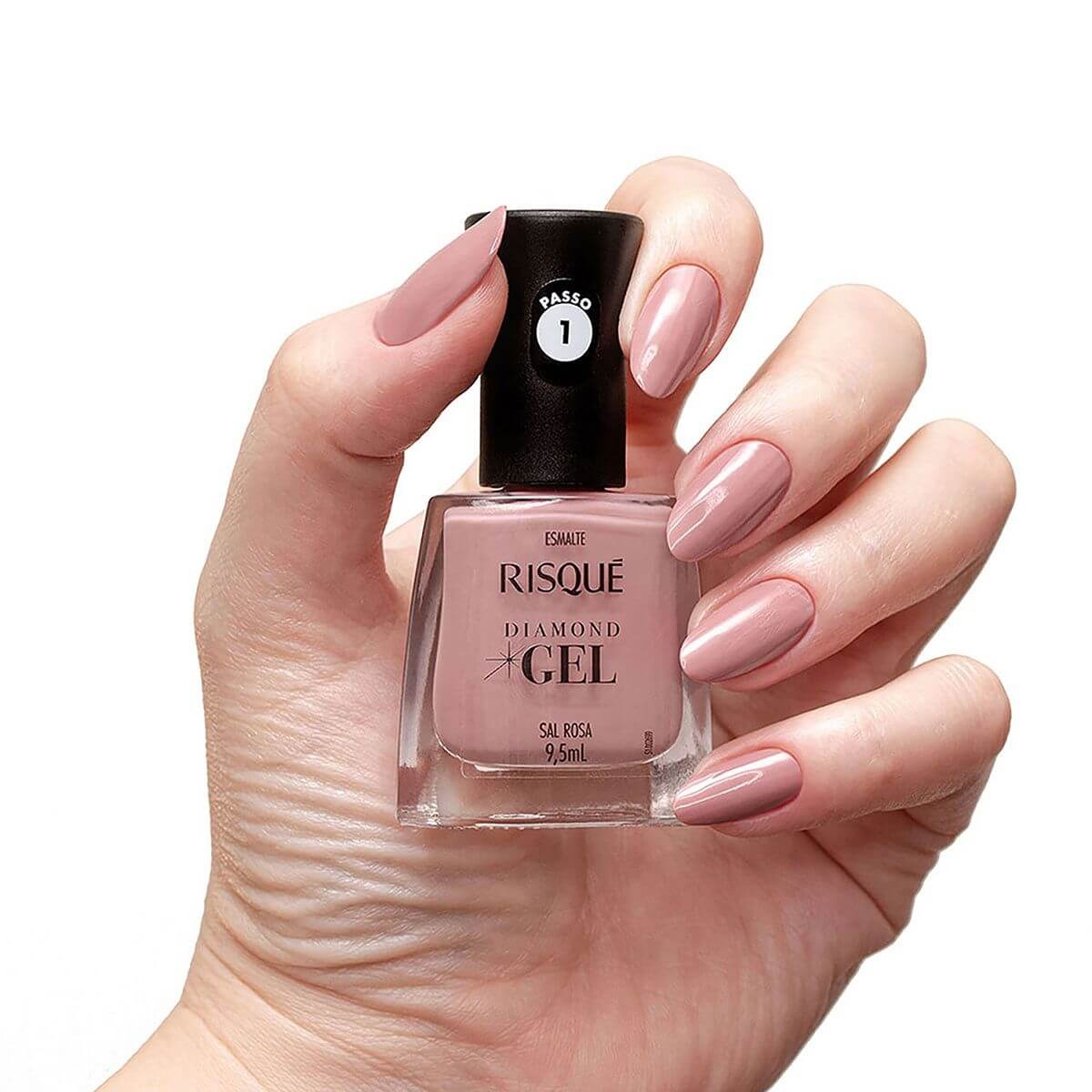 Esmalte Risqué Diamond Gel Sal Rosa: Valor e cores disponíveis | Droga Raia