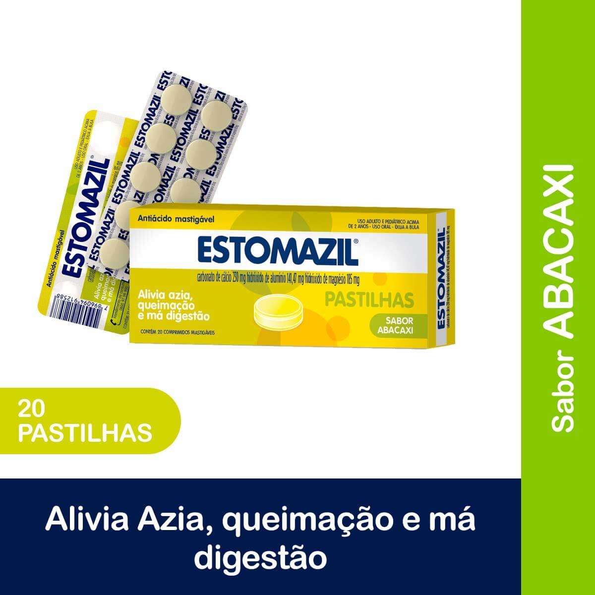 Estomazil Abacaxi com 20 Pastilhas | Droga Raia
