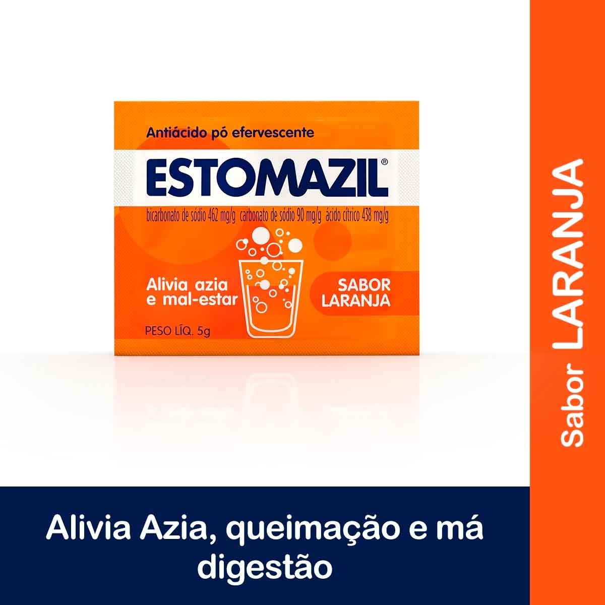 Estomazil Laranja Pó Efervescente Envelope: Encontre online | Droga Raia