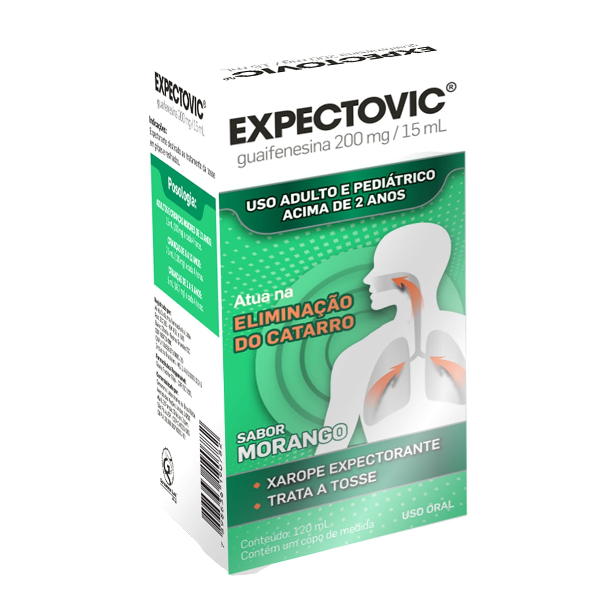 Xarope Expectorante Expectovic 120ml | Droga Raia