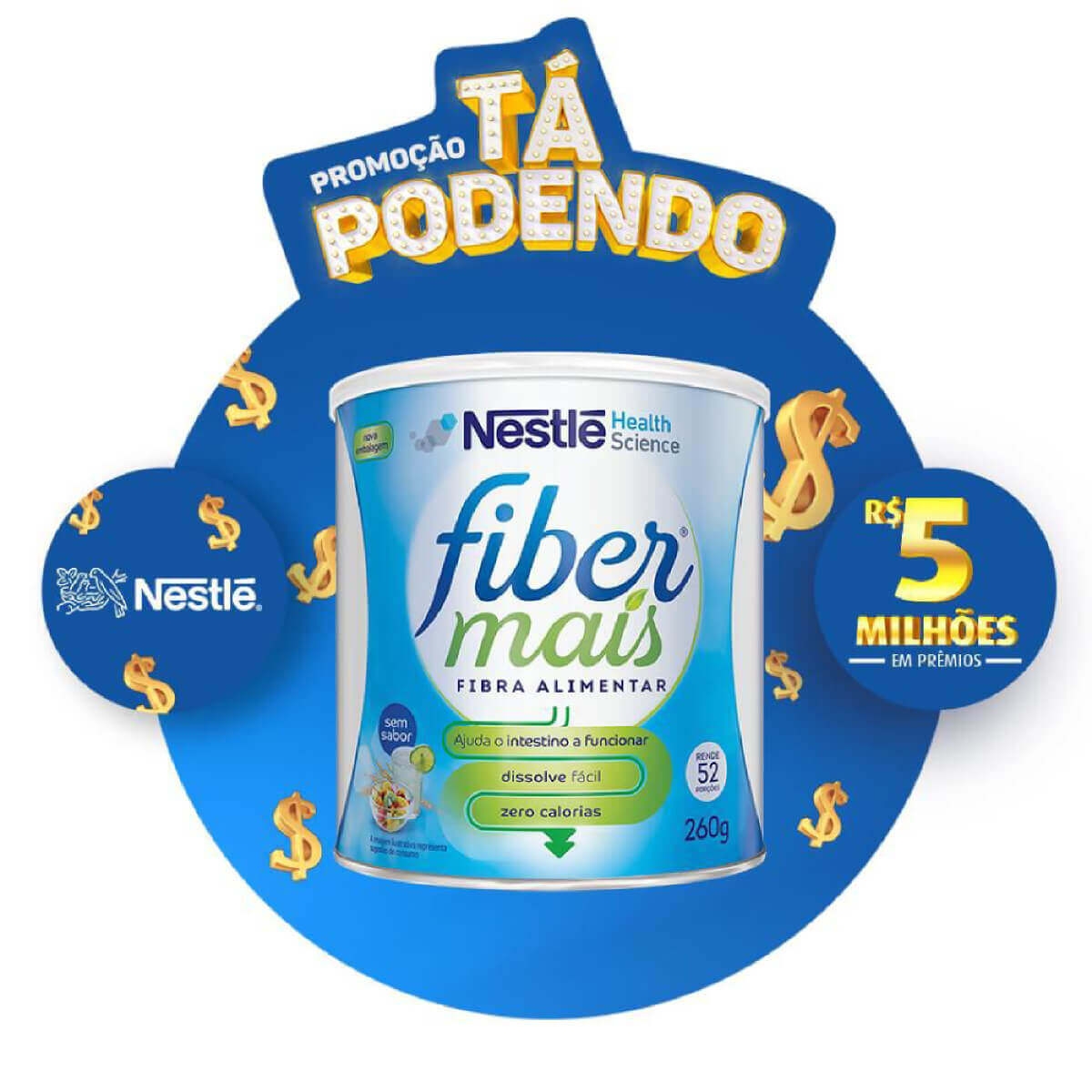 Nestlé Fiber Mais Fibra Alimentar Sem Sabor | Droga Raia