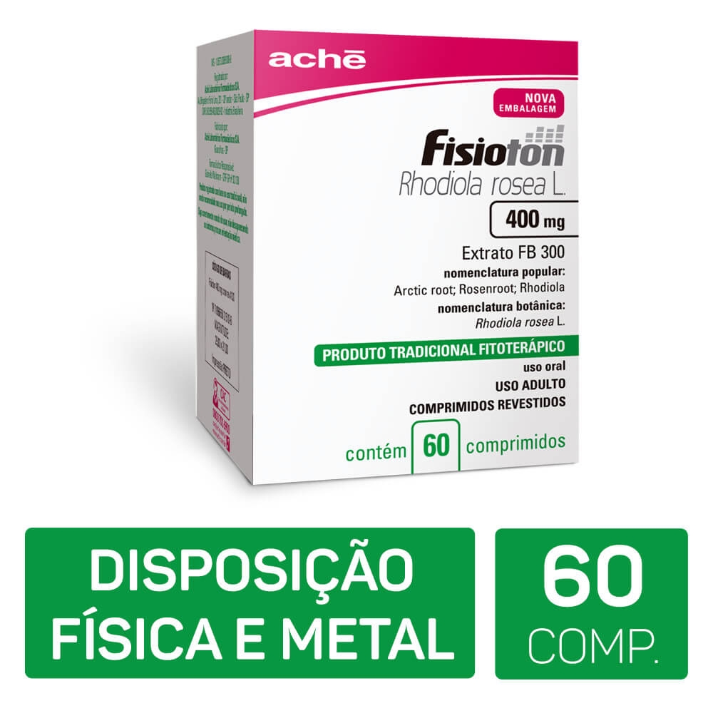 Fisioton 400mg Aché 60 Comprimidos | Droga Raia