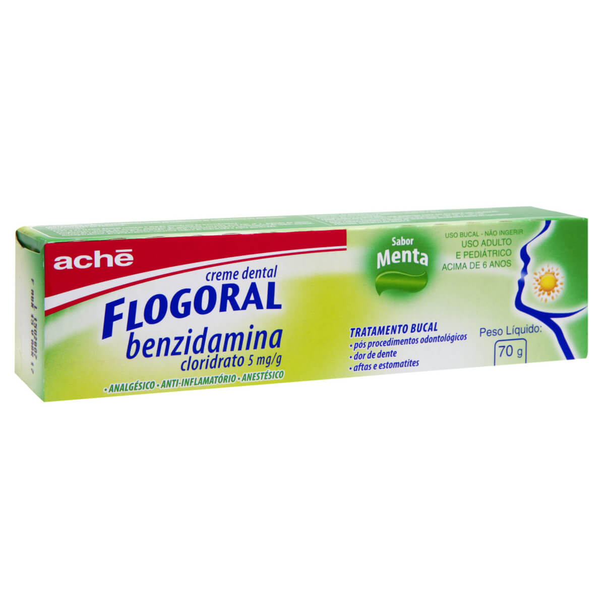 Creme Dental Flogoral Aché | Droga Raia