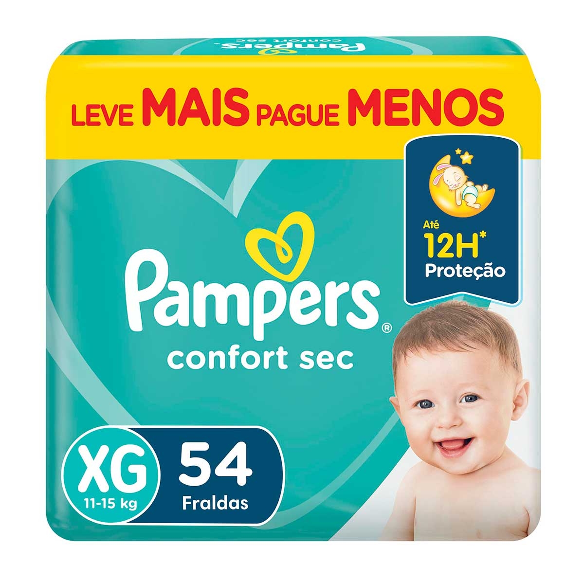 Fralda Pampers Confort Sec Todos os Tamanhos: Oferta online | Droga Raia