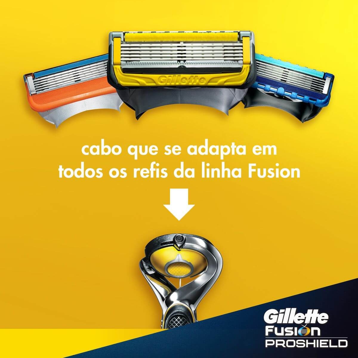 Aparelho de Barbear Gillette Fusion Proshield 1 Unidade | Droga Raia