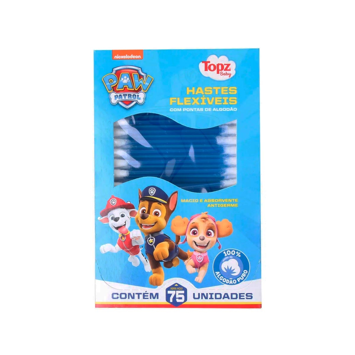 Hastes Flexíveis Topz Baby Patrulha Canina 75 unidades | Droga Raia