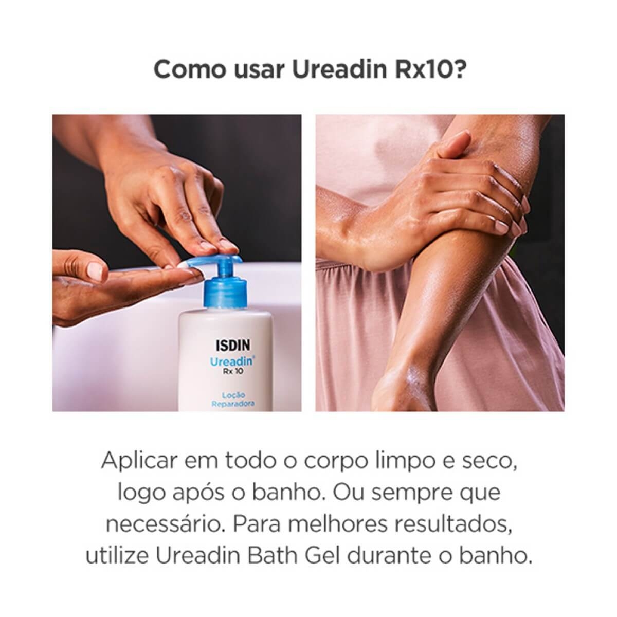 Hidratante Corporal Isdin Ureadin Rx 10 com 400ml | Droga Raia
