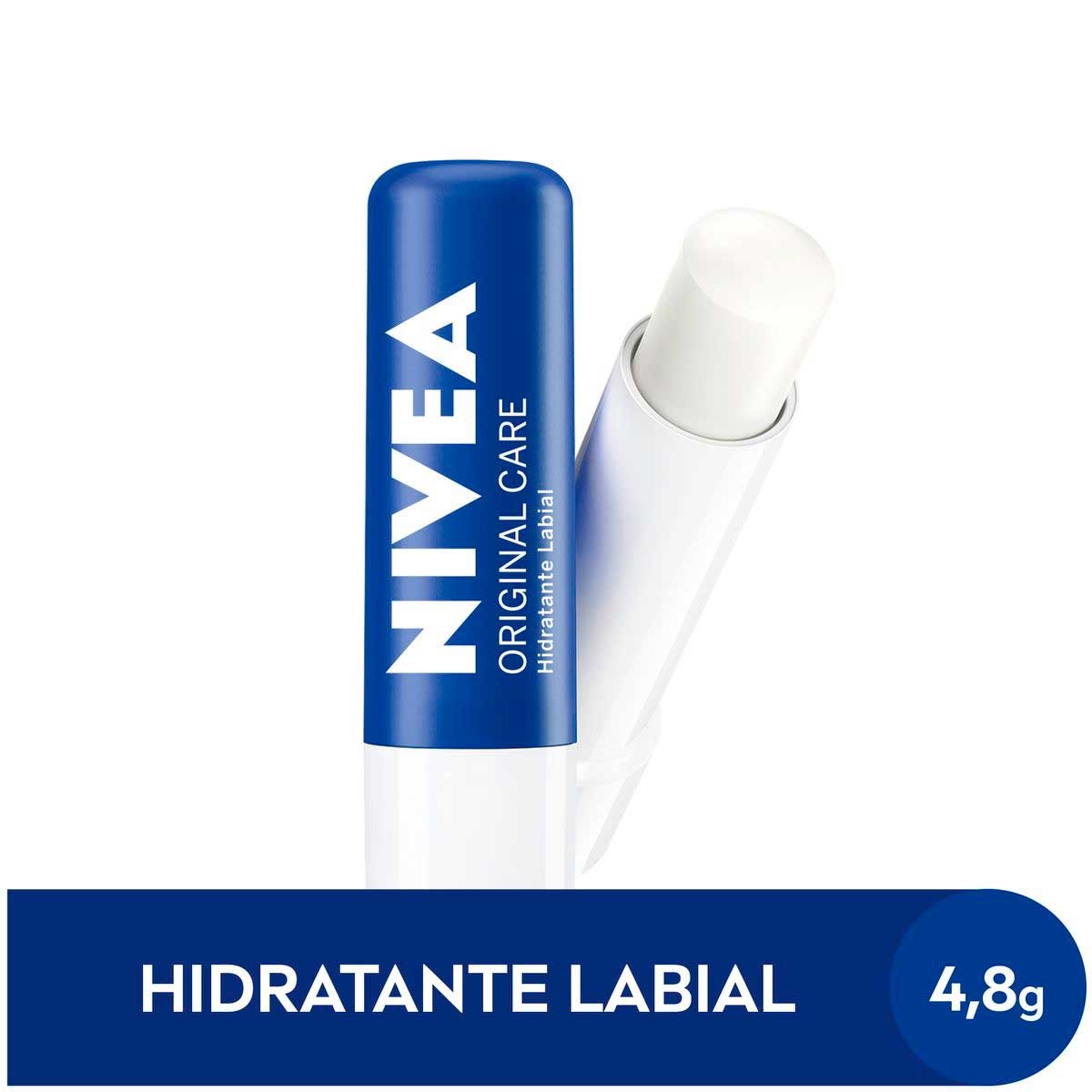 Hidratante Labial Nivea Original Care com 4,8g | Droga Raia