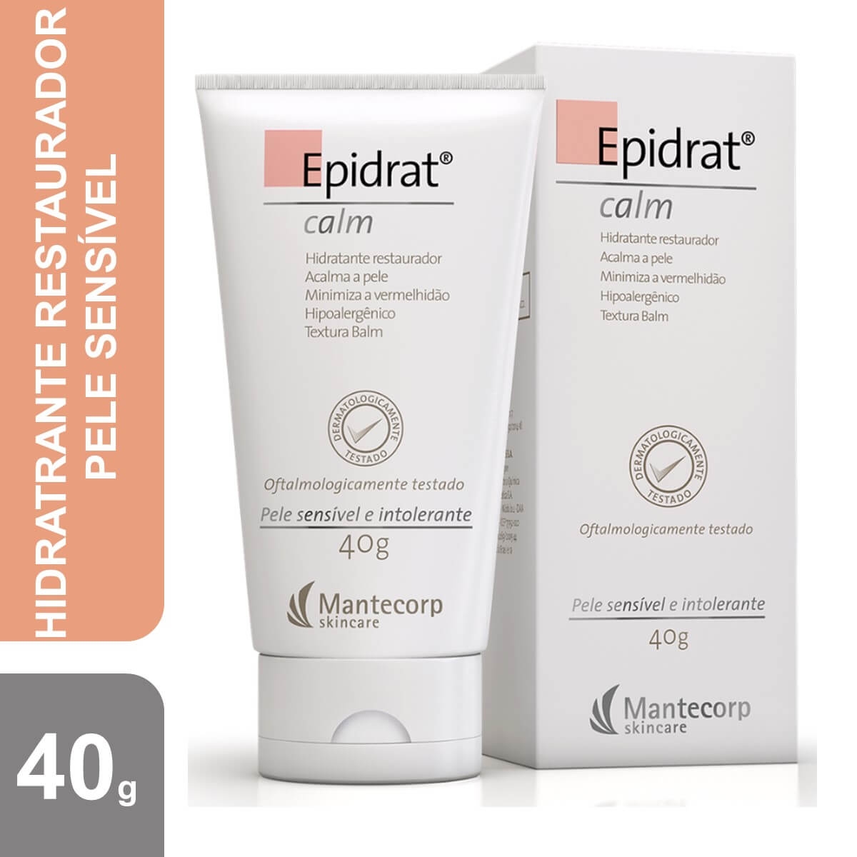 Hidratante Facial Epidrat Calm Pele Sensível com 40g | Droga Raia