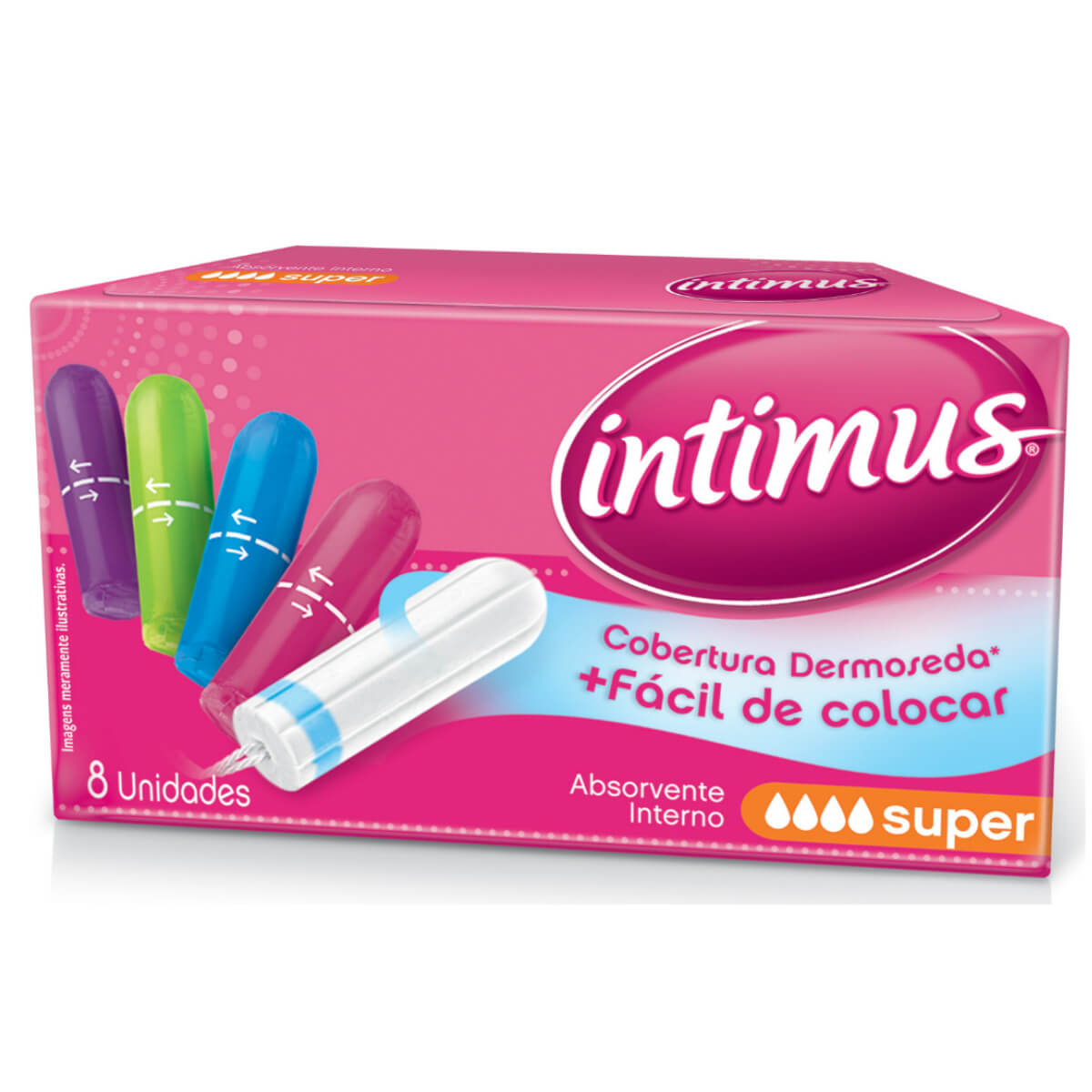 Absorvente Interno Intimus Super 8 Unidades | Droga Raia