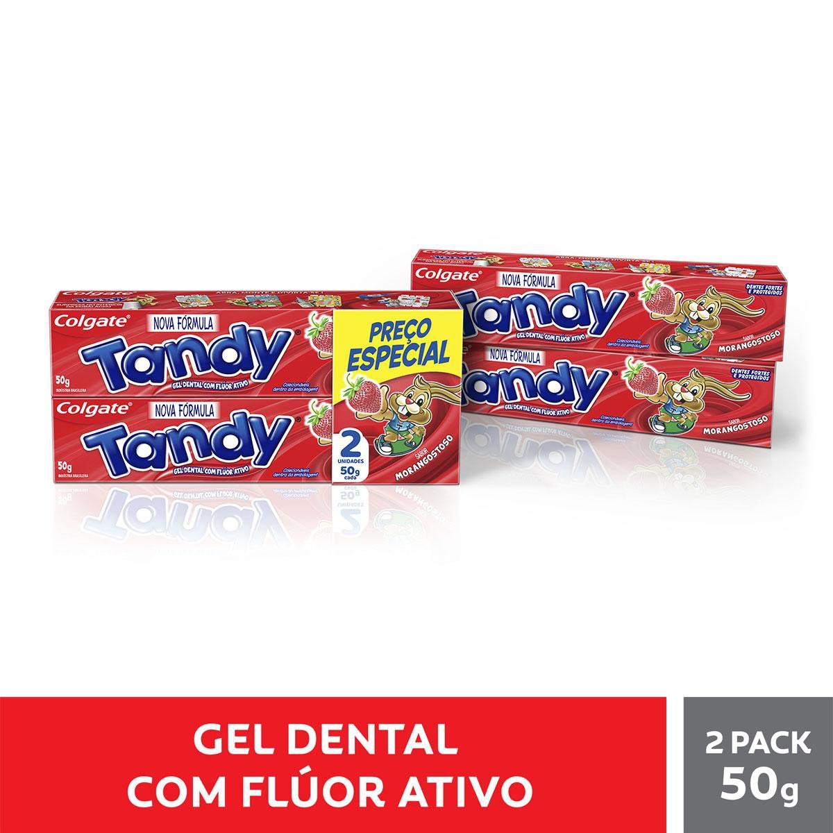Kit Gel Dental Infantil Colgate Tandy Morango 2 unidades em promoção ...
