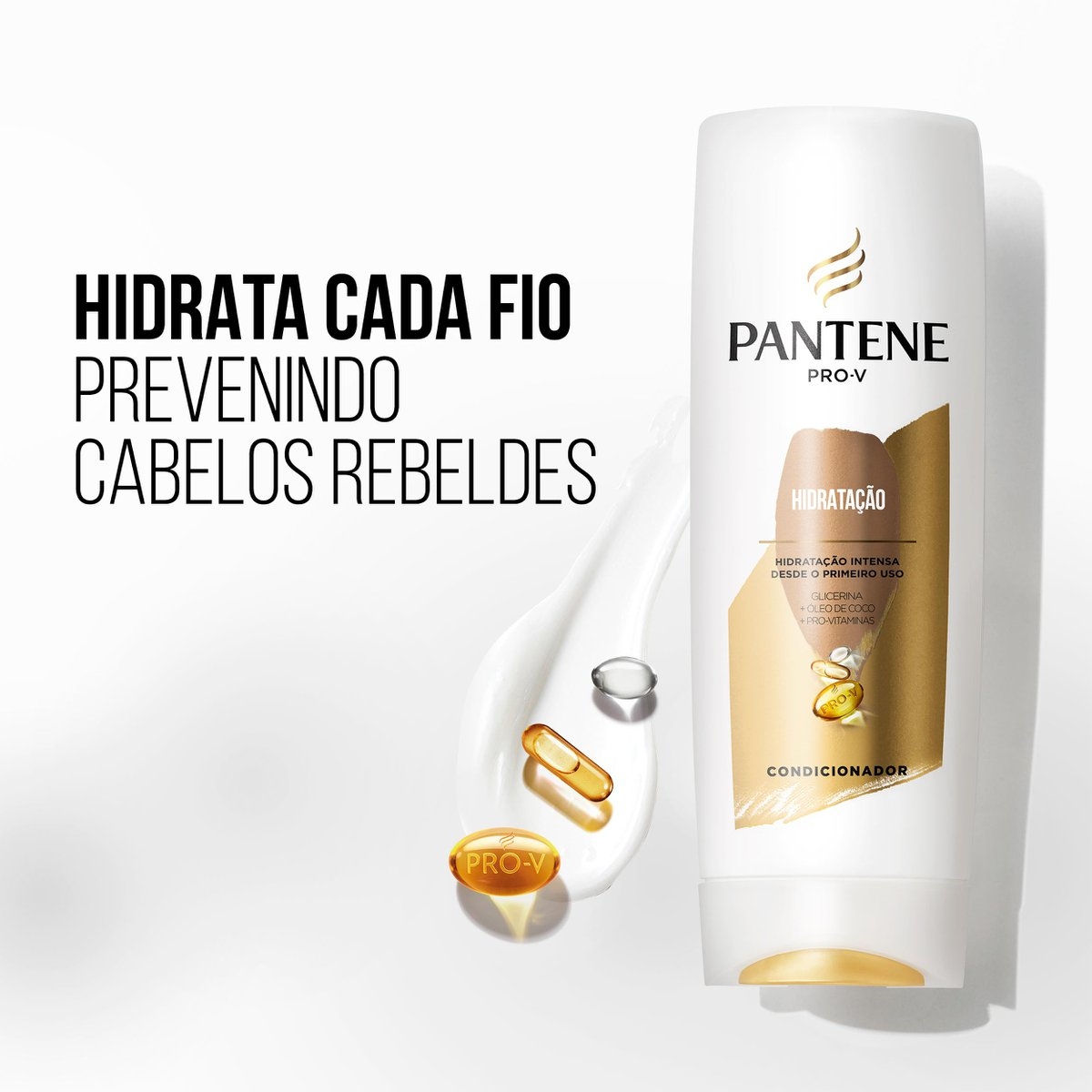 Kit Pantene Hidratação Shampoo 350ml + Condicionador 175ml | Droga Raia