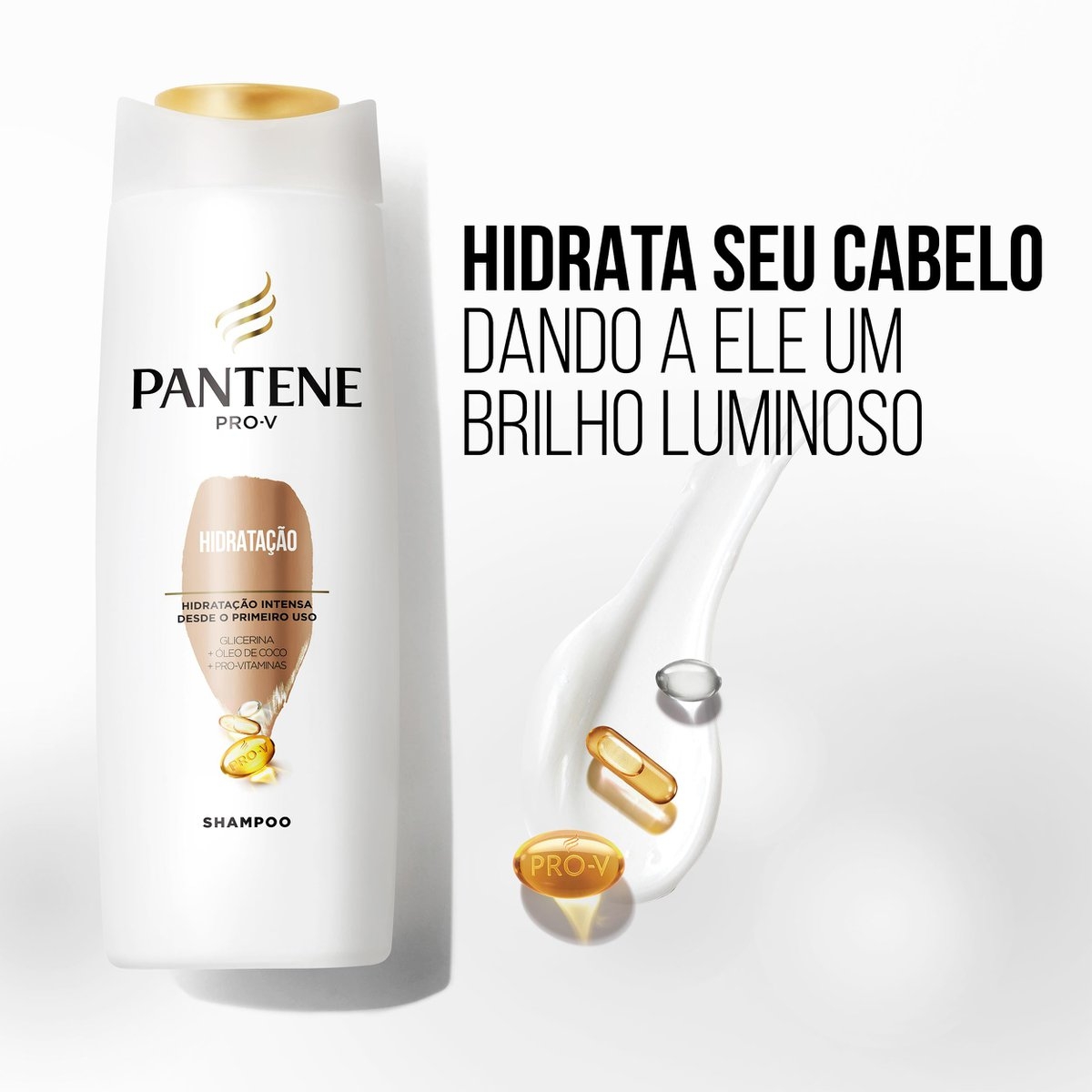 Kit Pantene Hidratação Shampoo 350ml + Condicionador 175ml | Droga Raia