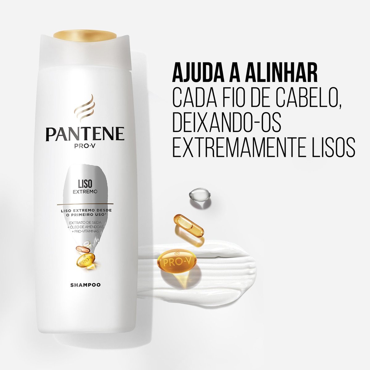 Kit Pantene Liso Extremo Shampoo 350ml + Condicionador 175ml | Droga Raia