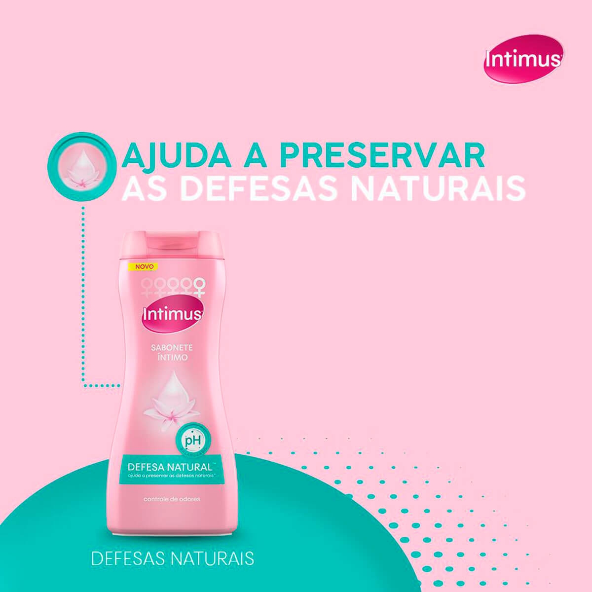 Sabonete Intimo Intimus Defesa Natural com 200ml | Droga Raia