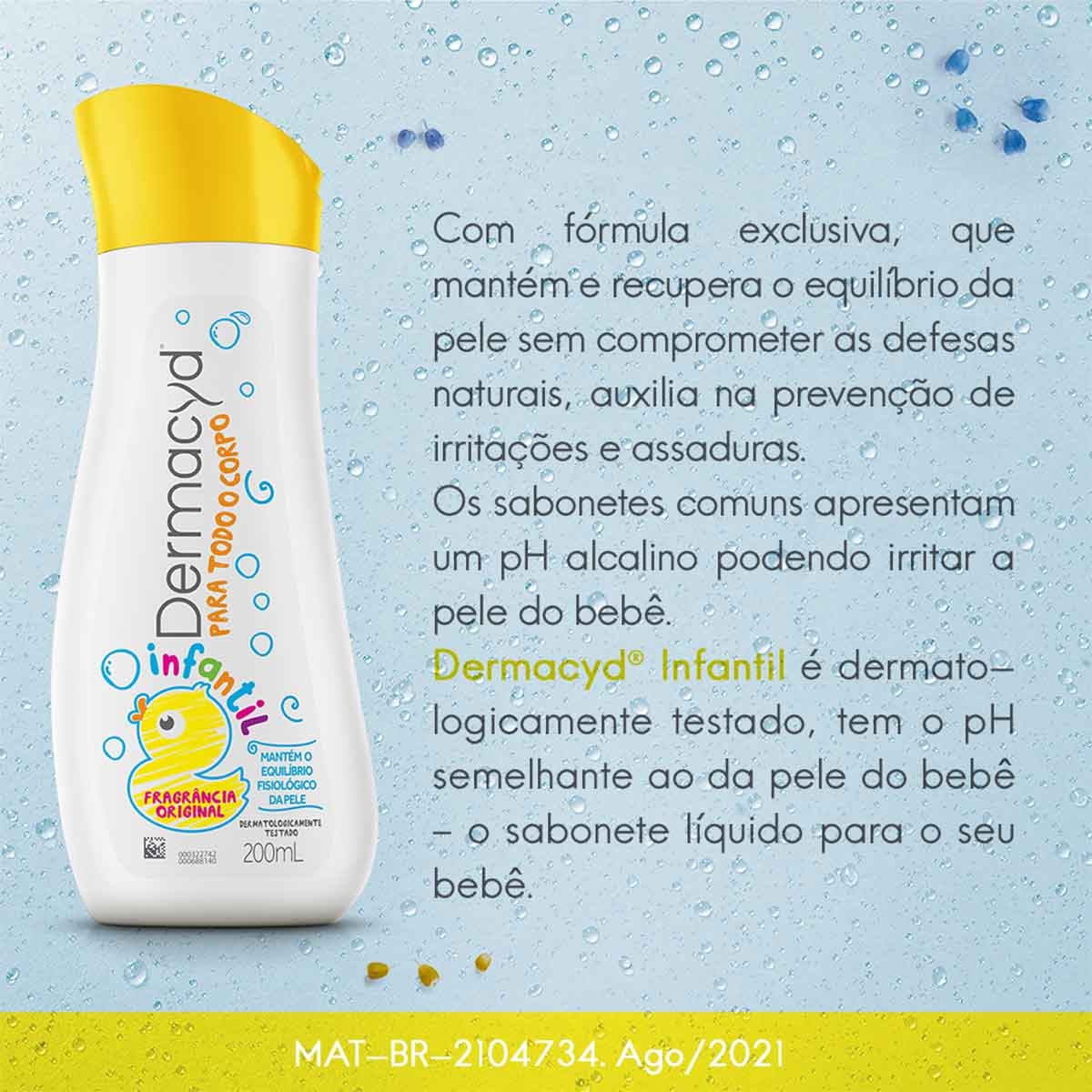 Kit Sabonete Líquido Dermacyd Infantil 200ml + 100ml: Aproveite | Droga ...