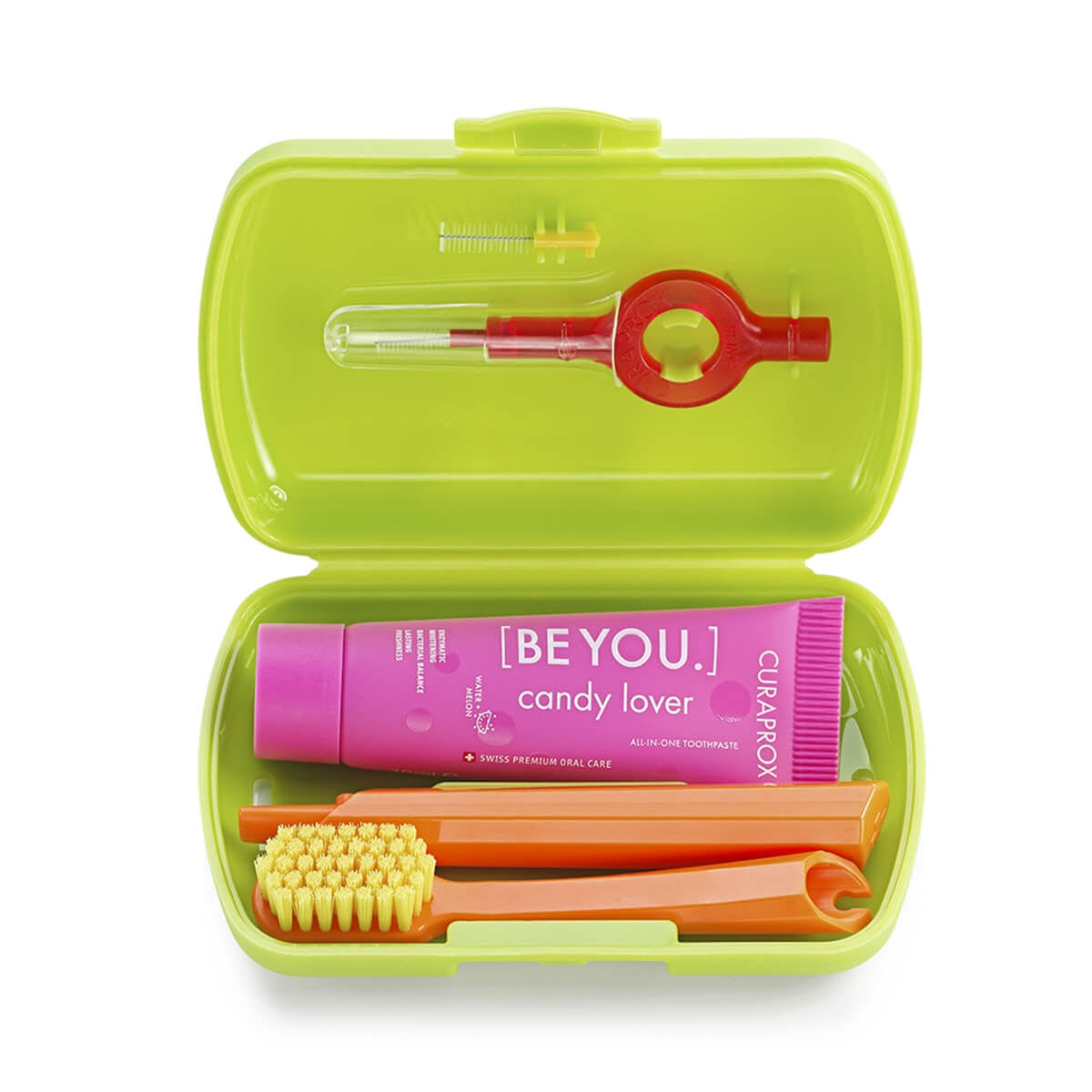 Kit de Viagem Curaprox Escova de Dente + Escova Interdental + Pasta de ...