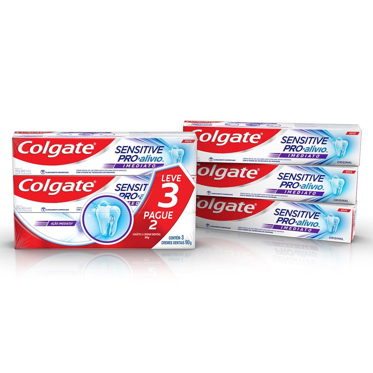 Kit Colgate Sensitive Pro-Alívio Imediato: Leve 3 Pague 2 | Droga Raia
