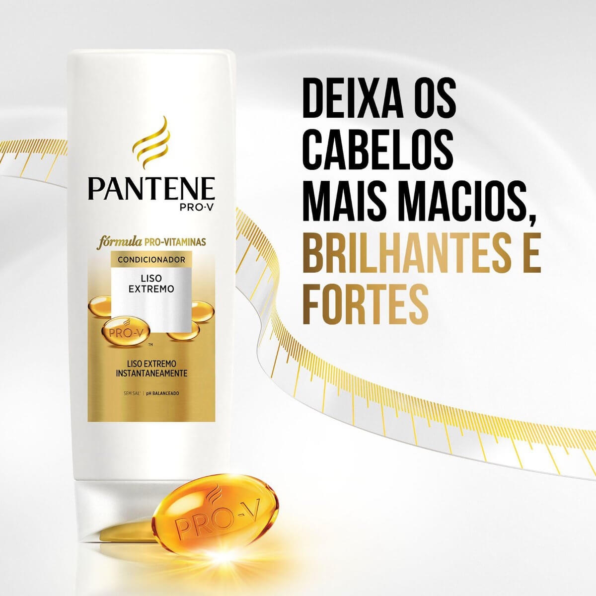 Kit Pantene Liso Extremo Shampoo 350ml + Condicionador 175ml | Droga Raia