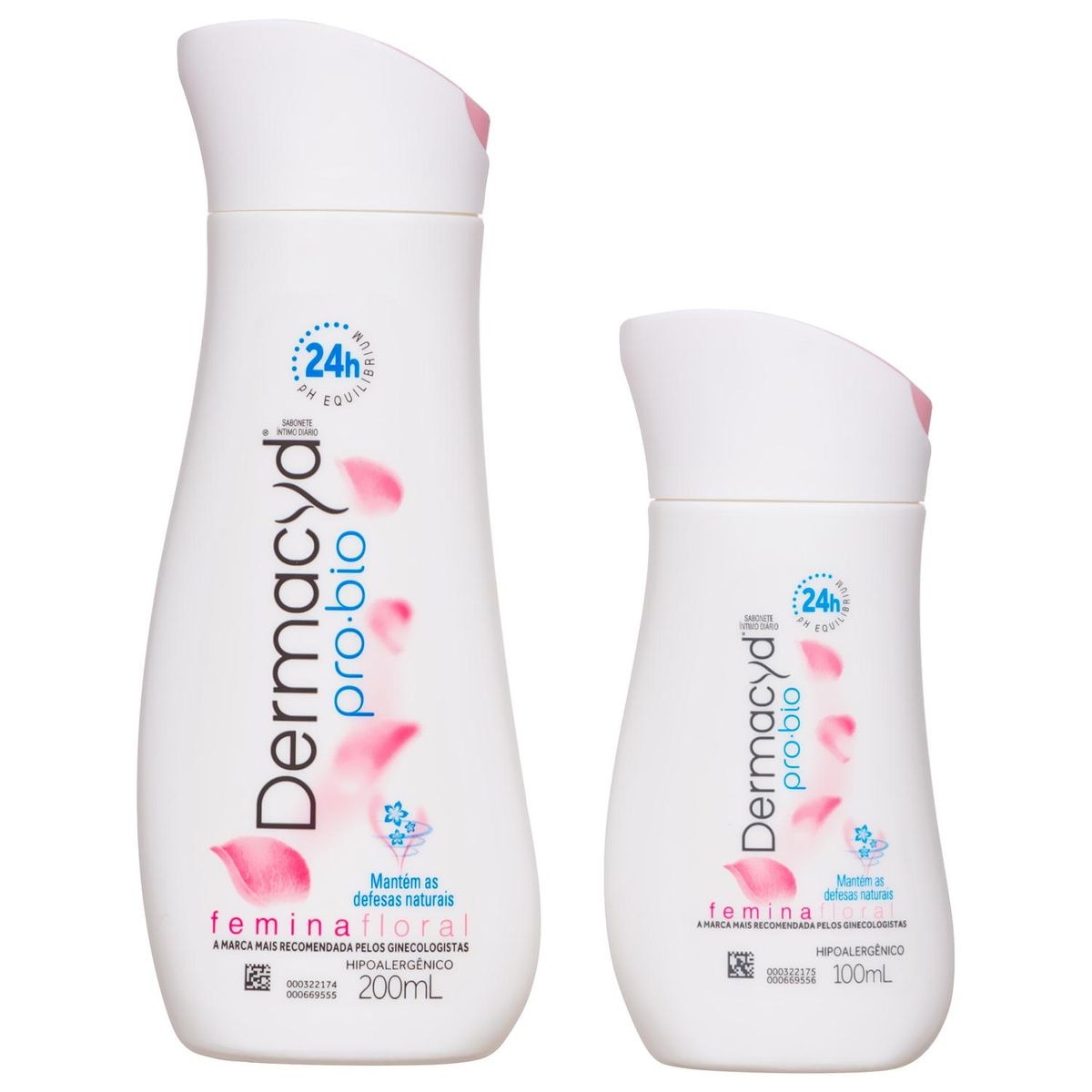 Kit Sabonete Líquido Íntimo Dermacyd Femina 200ml + 100ml | Droga Raia