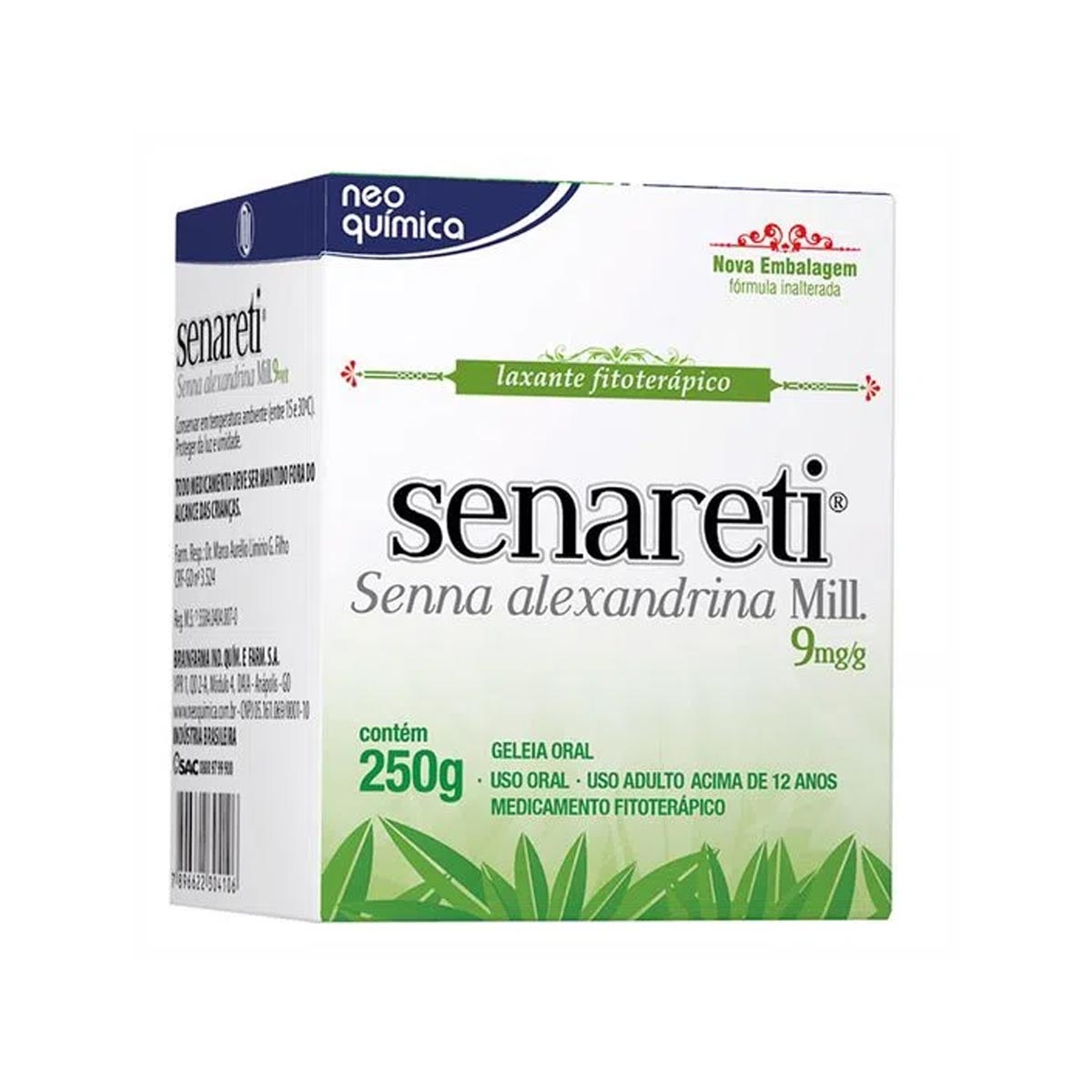 Laxante Senareti Geleia 9mg com 250g | Droga Raia