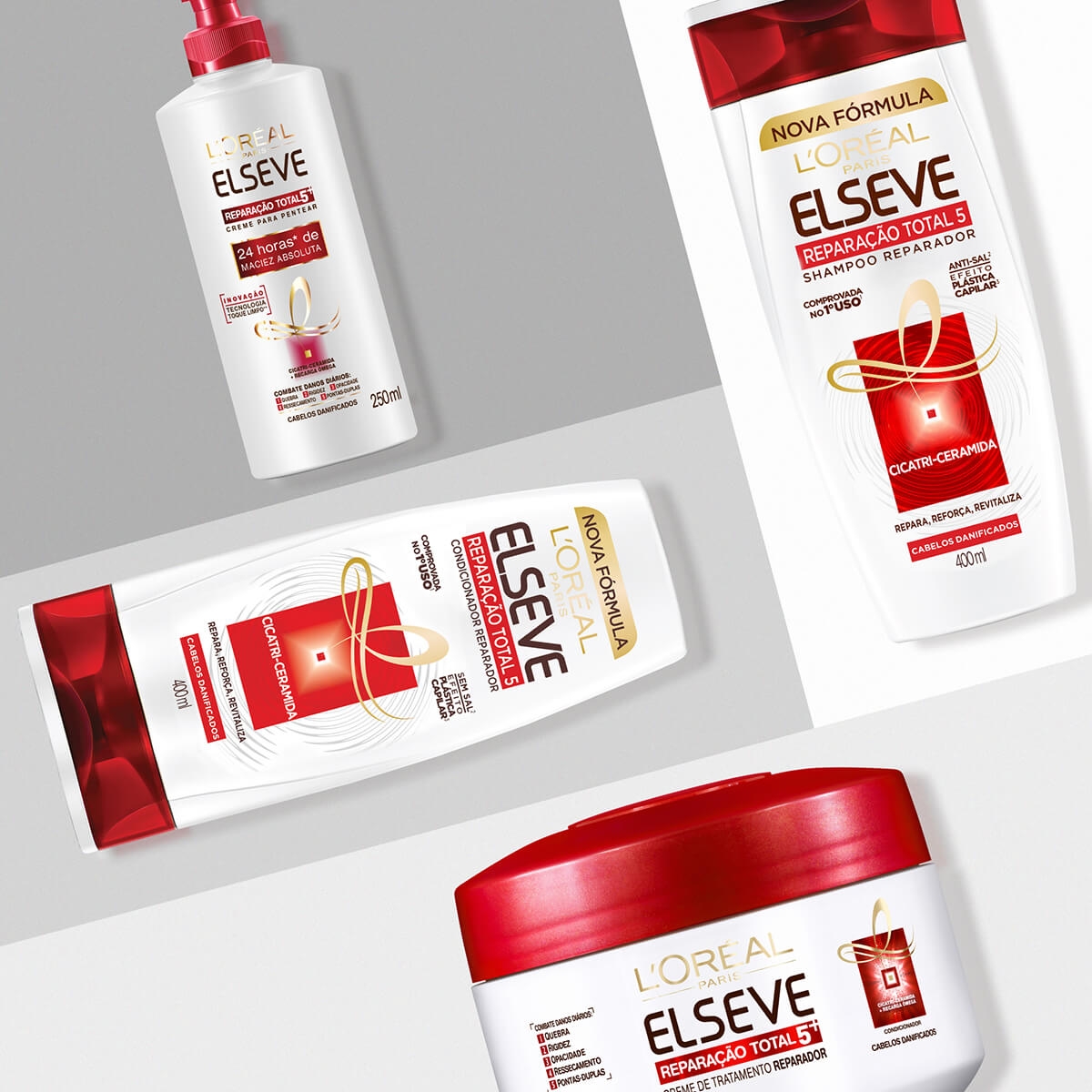 Leave-In L'Oréal Elseve Cicatri Renov com 50ml | Droga Raia