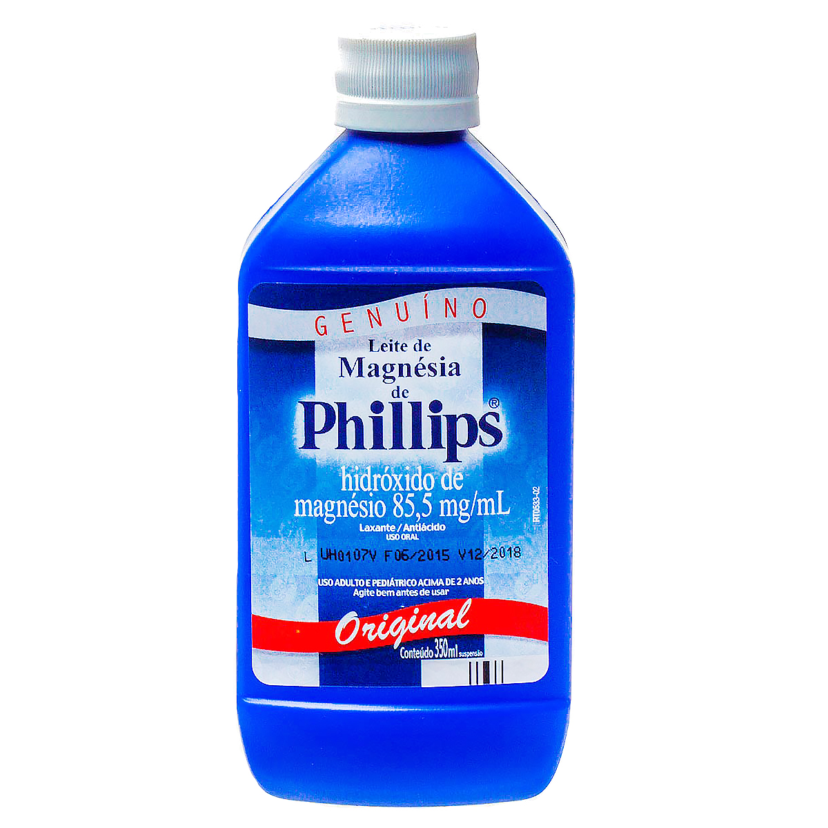 Leite de Magnésia Phillips Original 350ml | Droga Raia