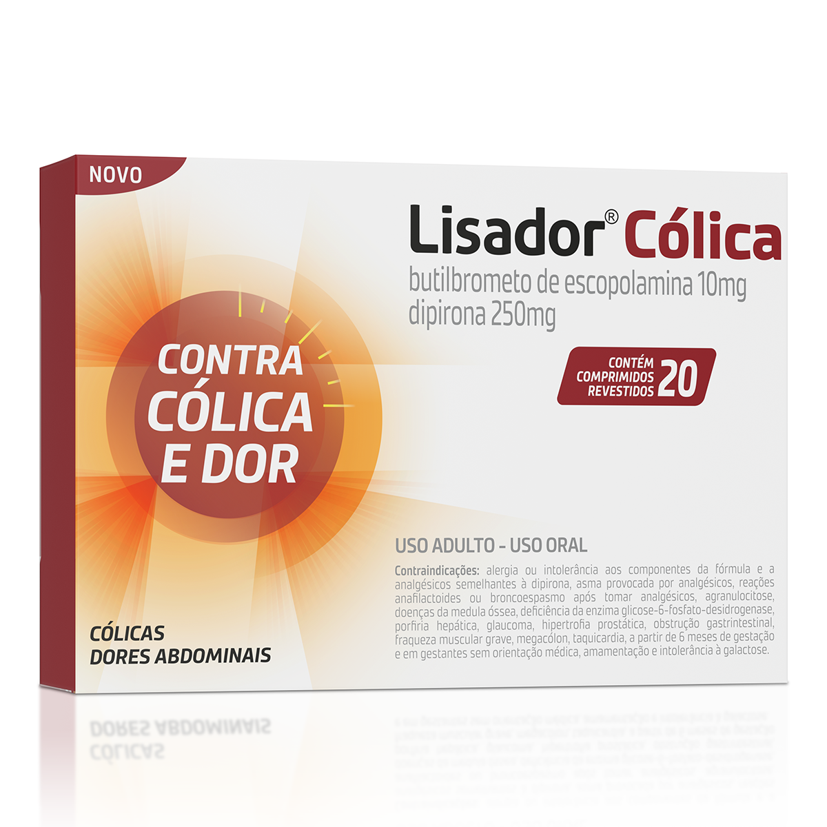 Lisador Cólica Caixa 20 comprimidos: encontre online preço e bula ...