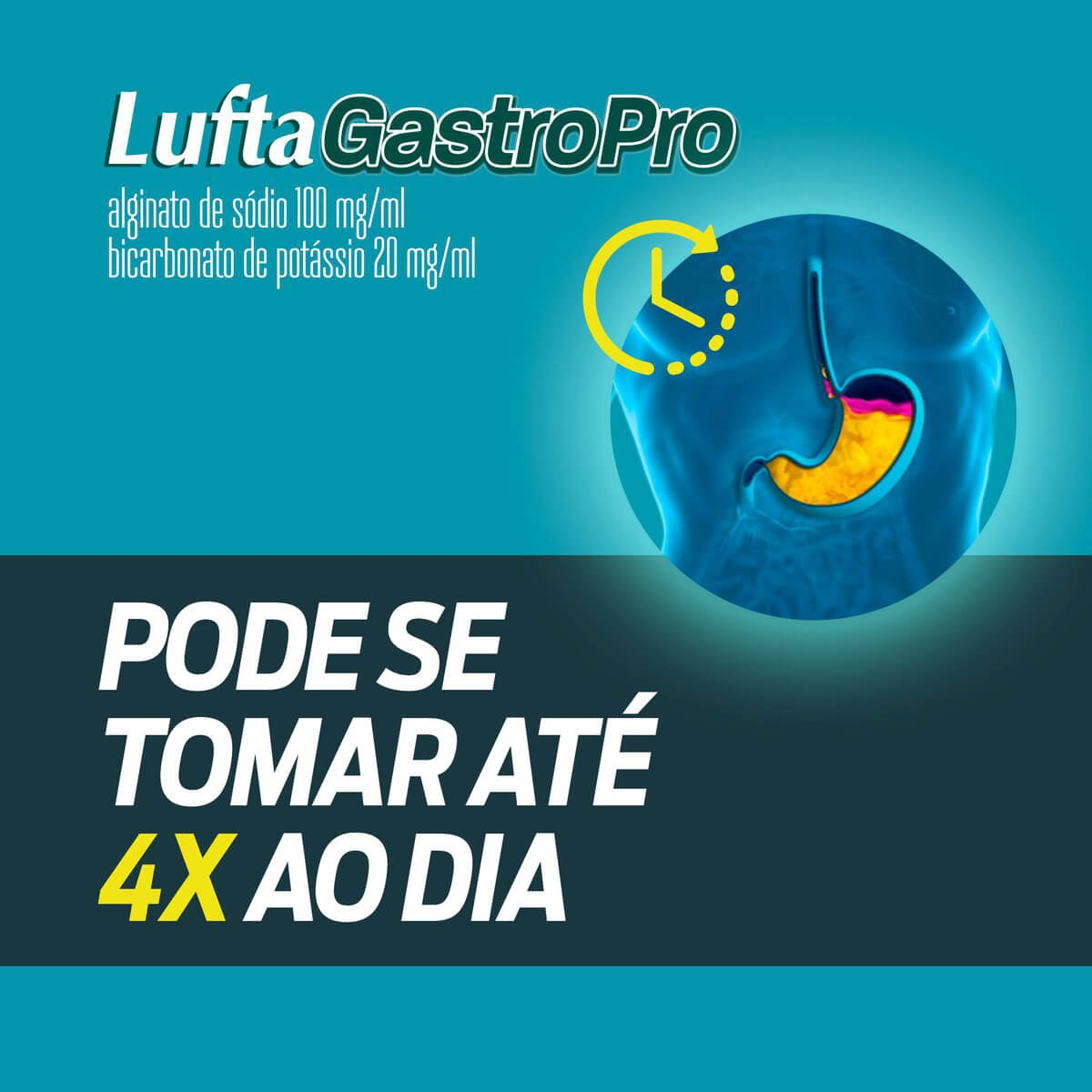 LuftaGastroPro Sabor Menta 12 sachês de 10ml cada - Preço | Droga Raia