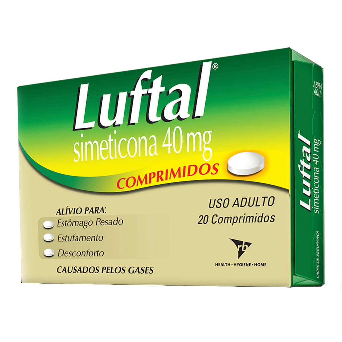 Luftal Anti Gases 40mg 20 Comprimidos | Droga Raia
