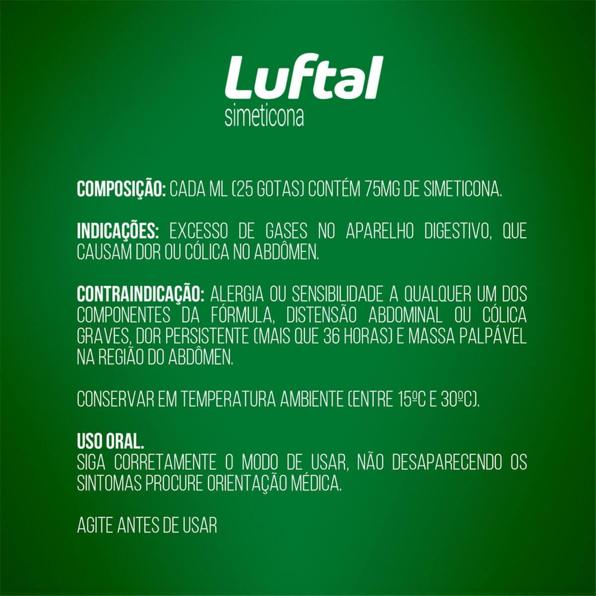 Luftal Gotas 75mg/ml com 30ml | Droga Raia