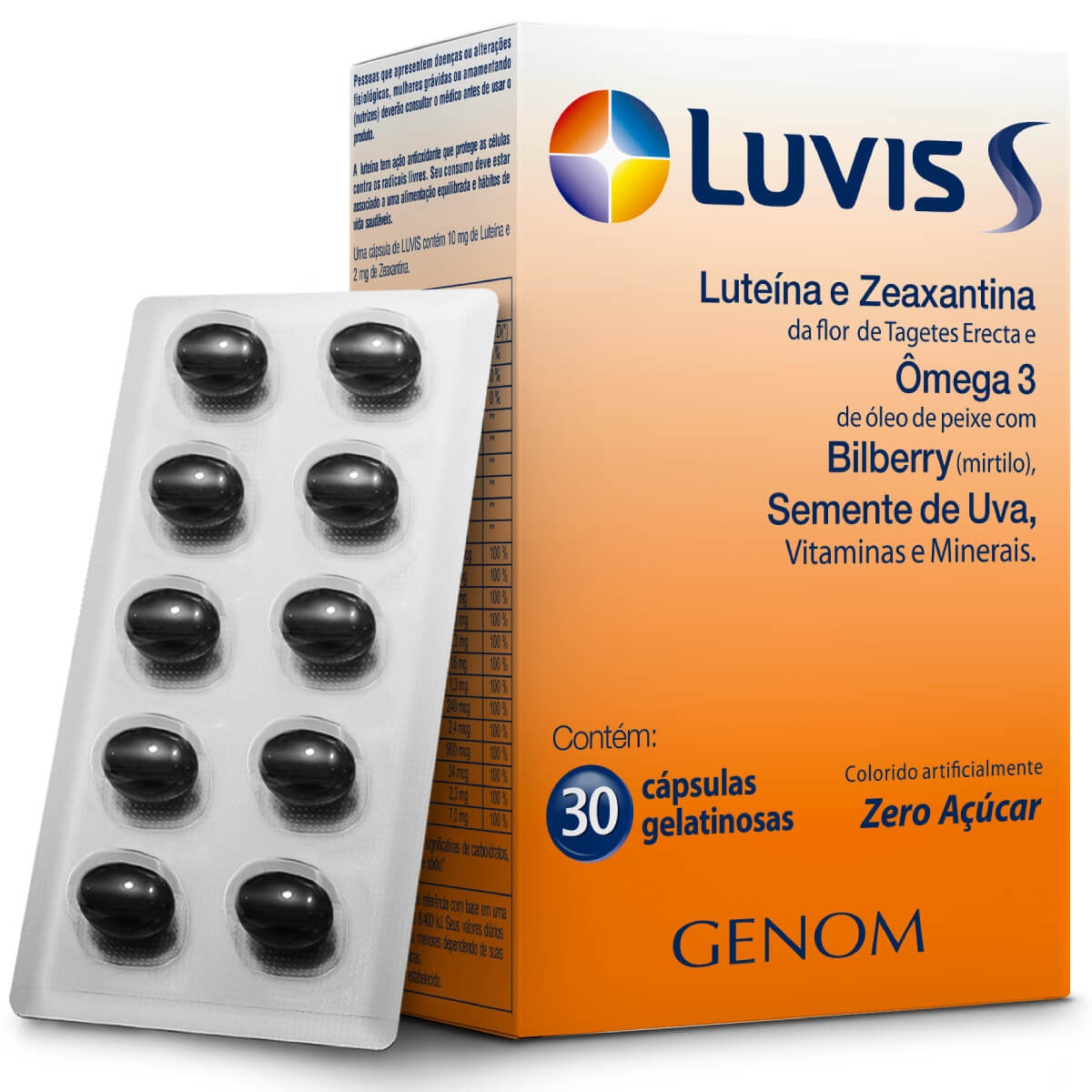 Suplemento Vitamínico Luvis S com 30 cápsulas gelatinosas | Droga Raia