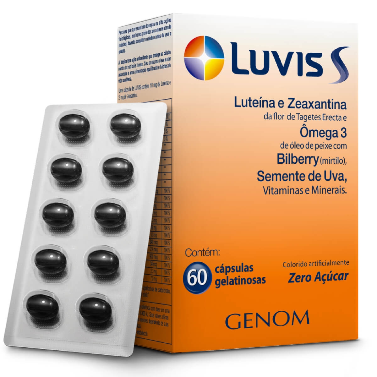 Suplemento Vitamínico Luvis S 60 cápsulas pelo menor preço | Droga Raia