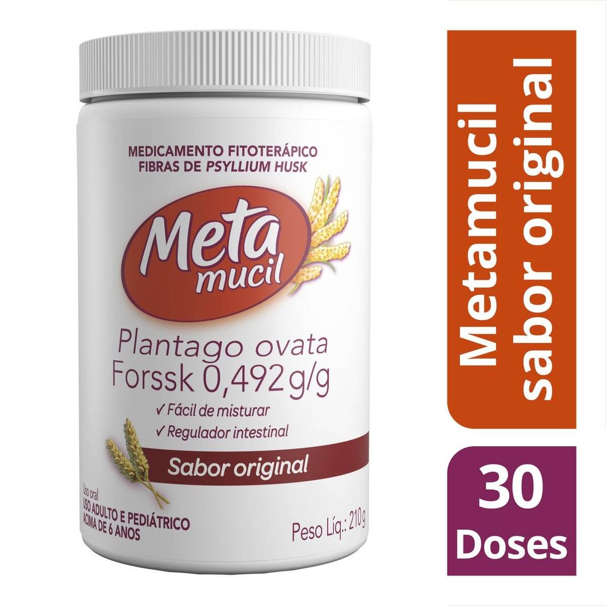 Metamucil Sabor Original 210g: Veja onde encontrar | Droga Raia