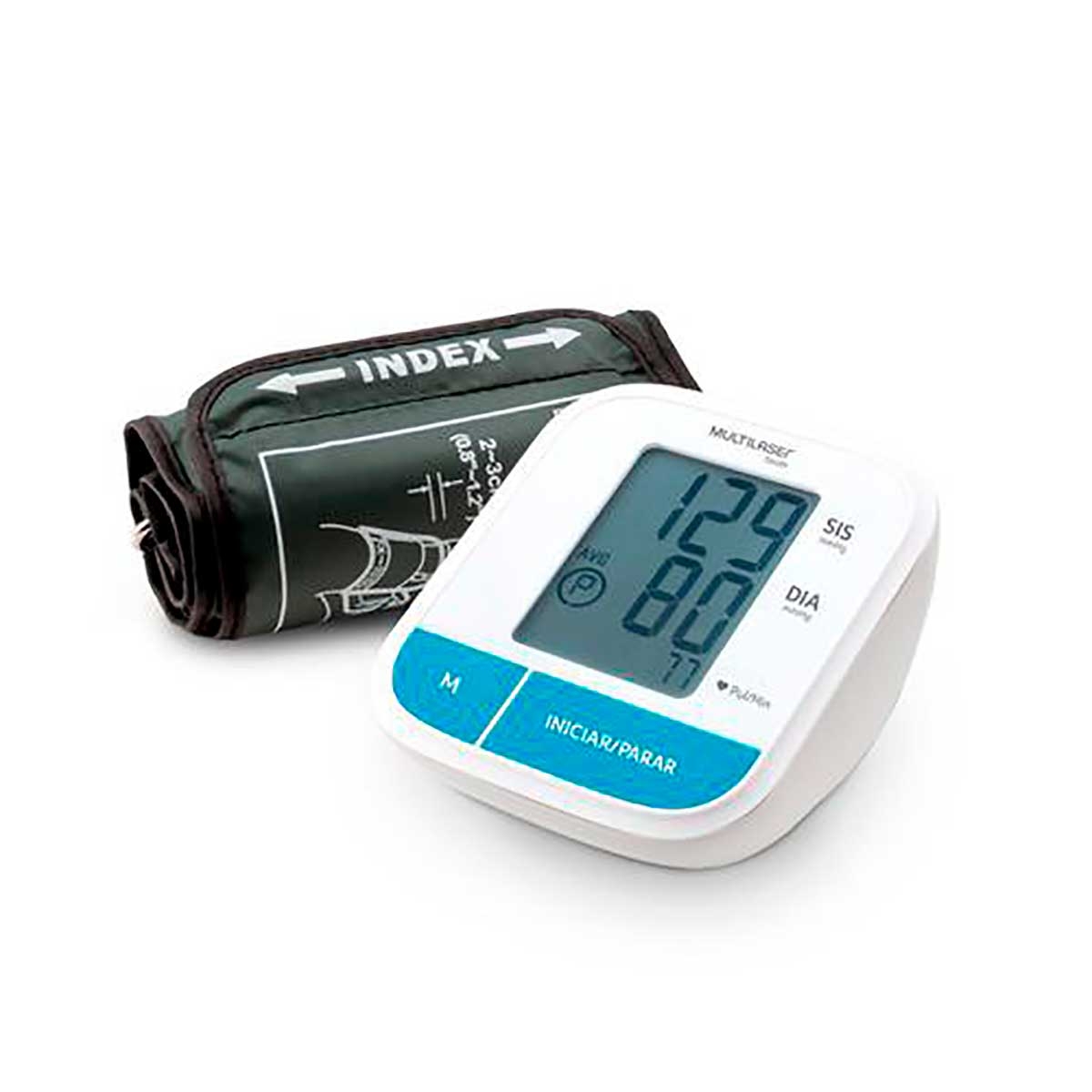 Monitor de Pressão Arterial de Braço Multilaser Silencioso 1 unidade ...