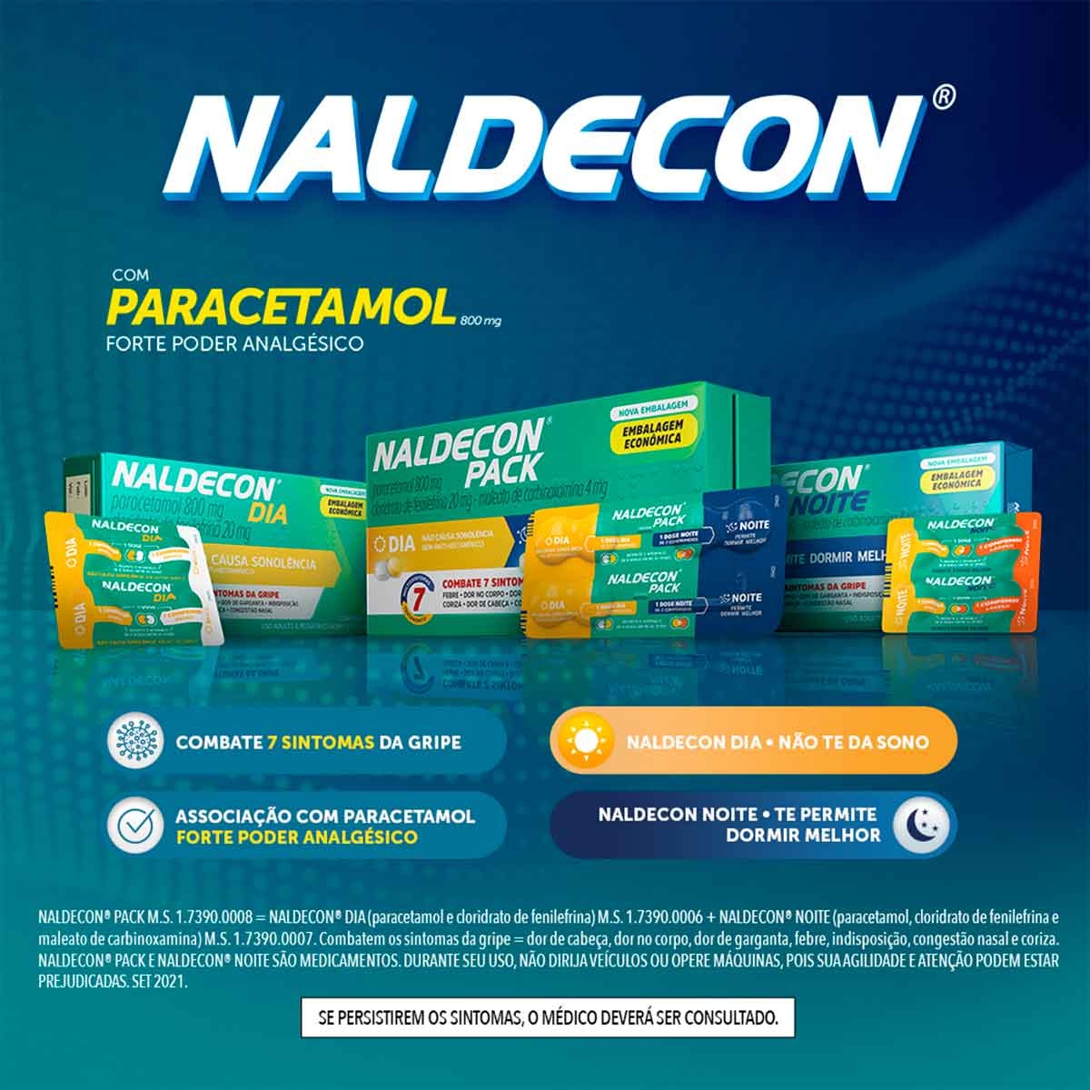 Naldecon Dia e Noite 24 comprimidos: Encontre online | Droga Raia