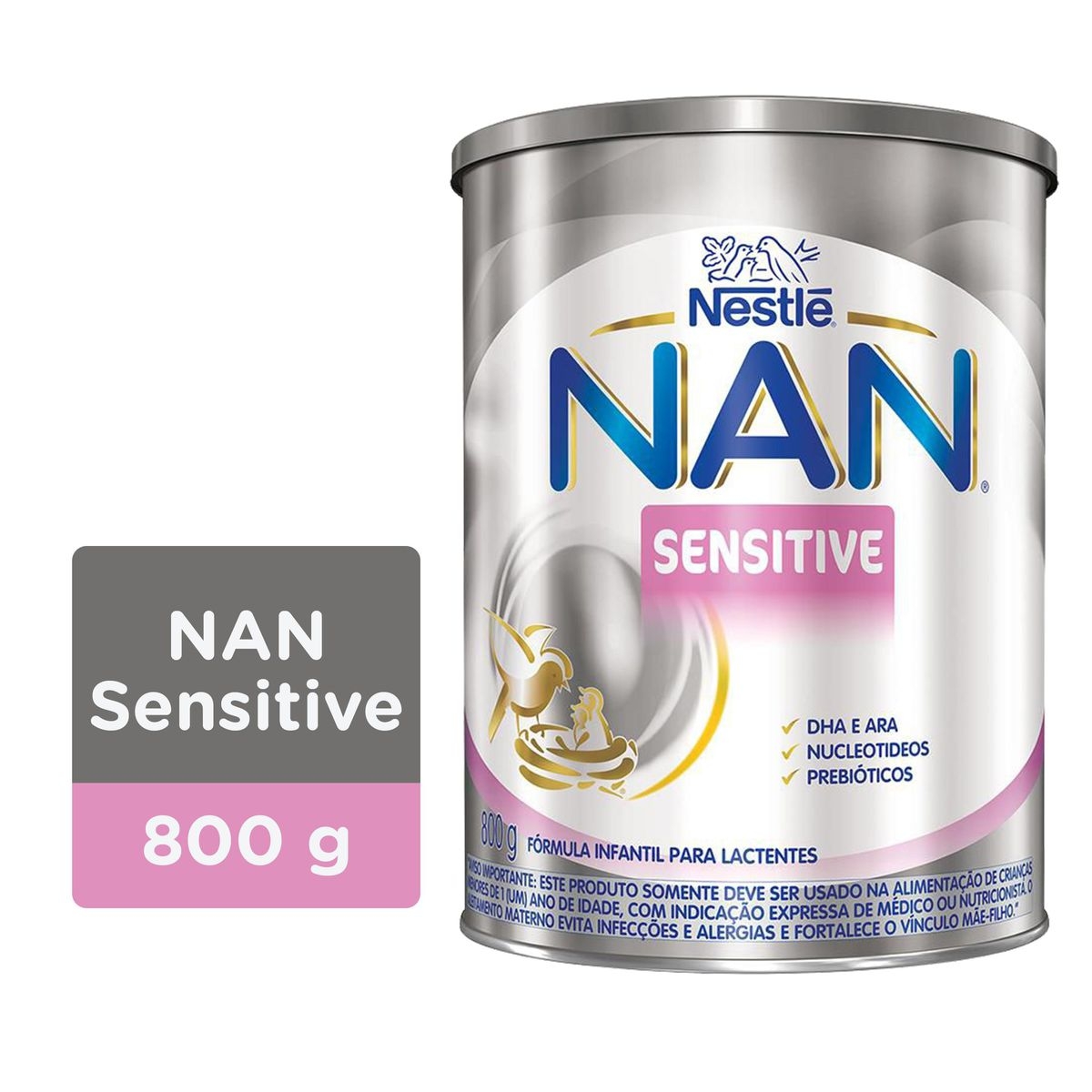 Fórmula Infantil NAN Sensitive 800g | Droga Raia