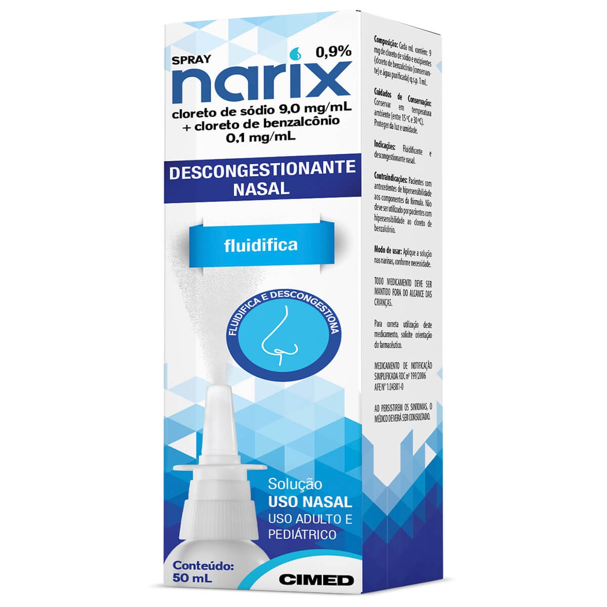 Descongestionante Nasal Narix Spray | Droga Raia