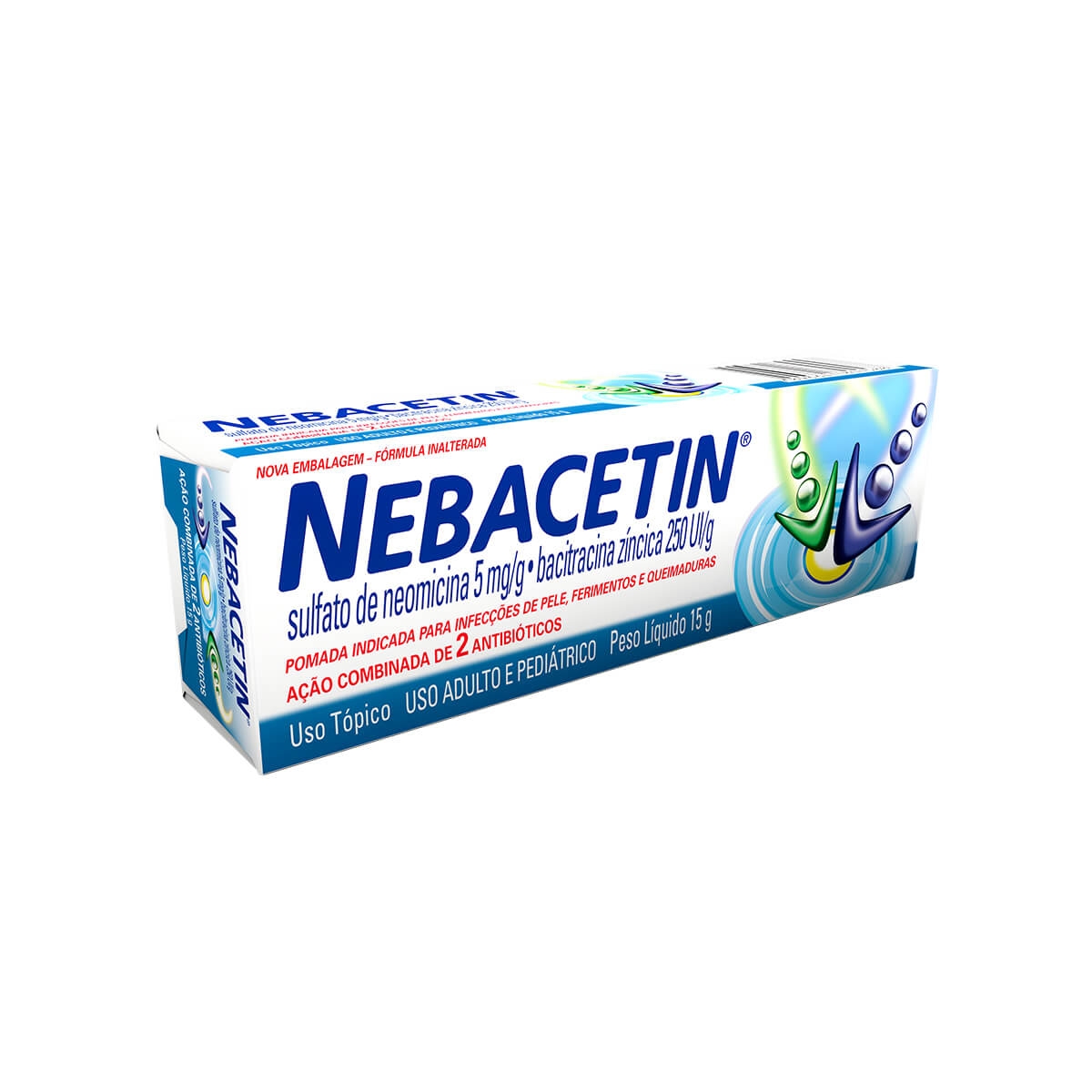 Nebacetin Pomada com 15g | Droga Raia