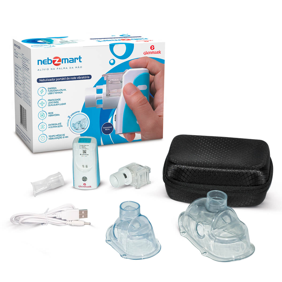 Nebulador Portátil Nebzmart 1 Unidade | Droga Raia