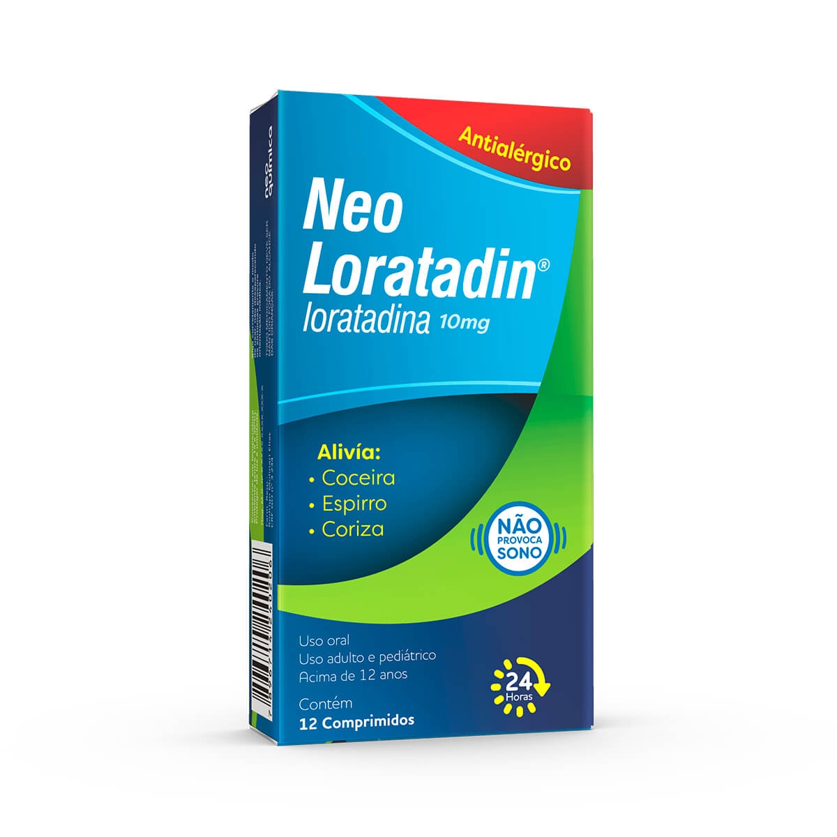 Neo Loratadin 10mg com 12 comprimidos | Droga Raia