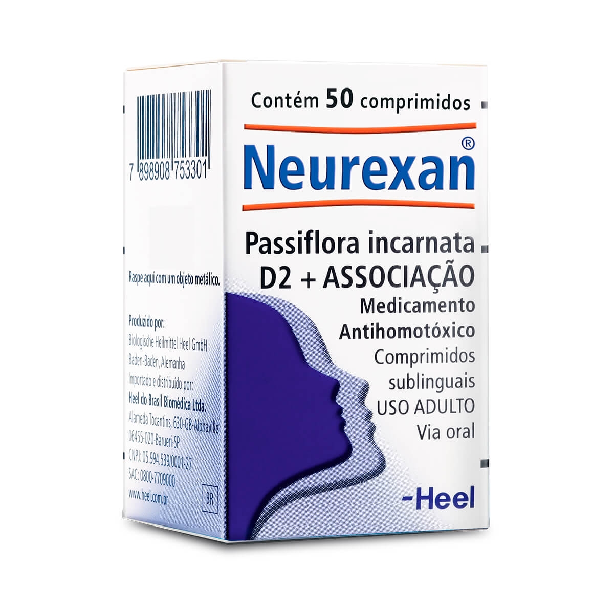 Neurexan com 50 comprimidos sublinguais | Droga Raia