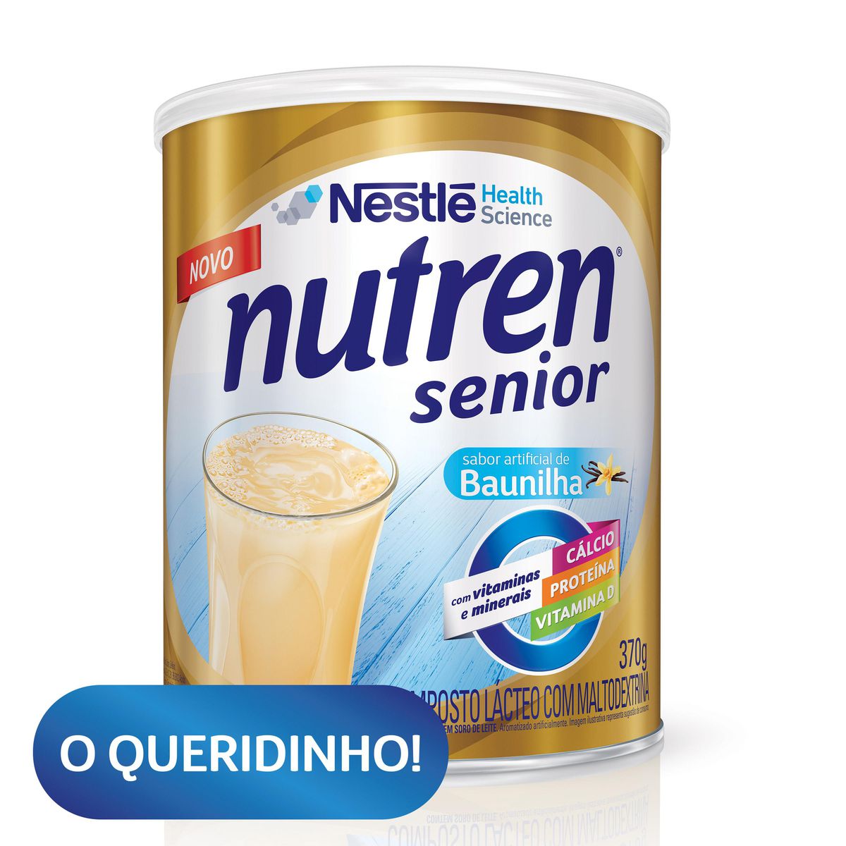 Nestle Nutren Suplemento Alimentar Senior Sabor Baunilha 370g | Droga Raia