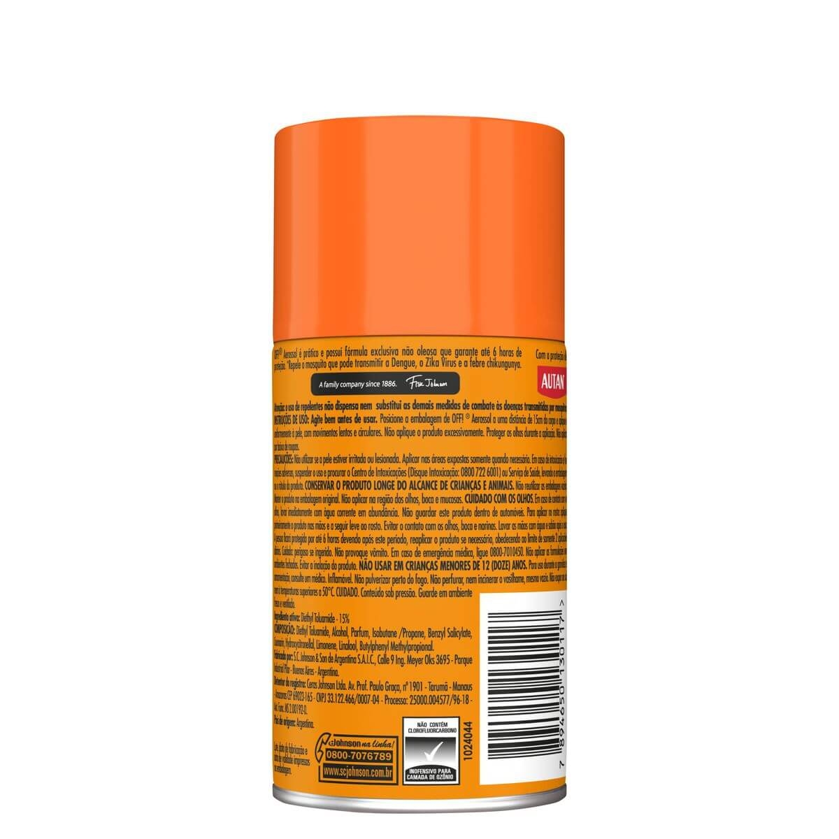 Repelente Aerosol Off Family 165ml | Droga Raia
