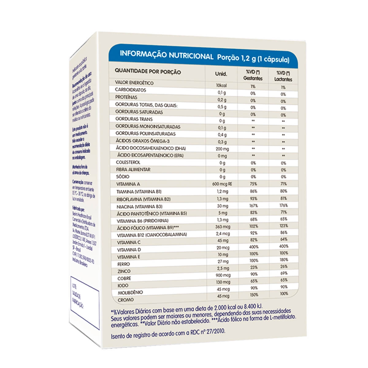 Suplemento Alimentar Ogestan Gold com 30 cápsulas | Droga Raia