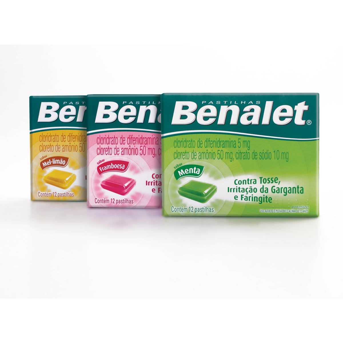 Compre Pastilha Benalet Menta 12 unidades em promoção | Droga Raia Compre Pastilha Benalet Menta 12 unidades em promoção | Droga Raia