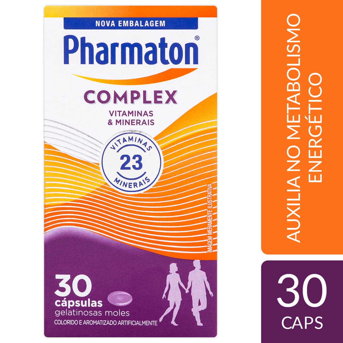 Complexo Vitamínico Pharmaton Complex com 30 cápsulas | Droga Raia