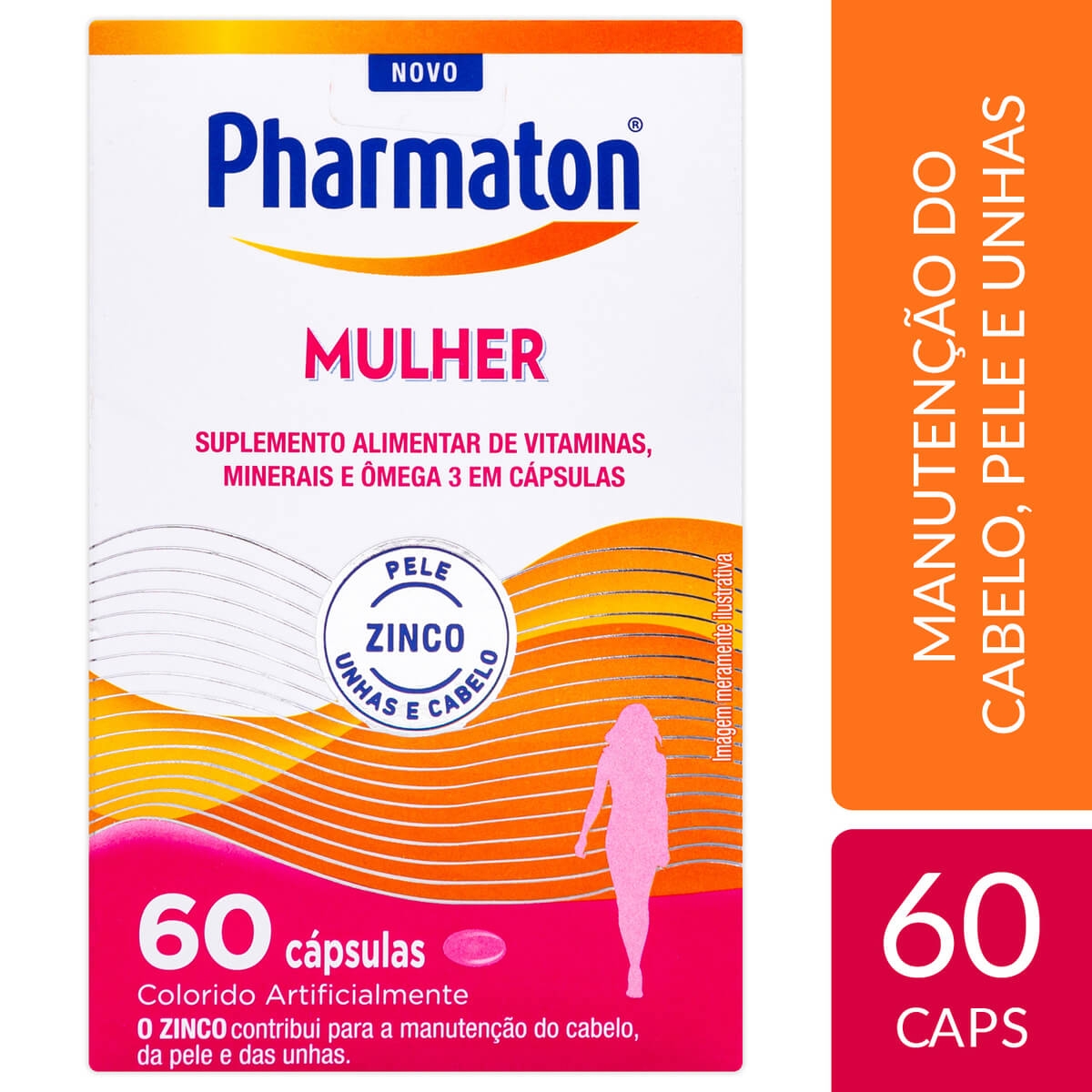 Pharmaton Mulher com 60 Cápsulas | Droga Raia