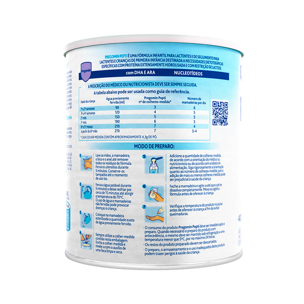 Pregomin Fórmula Infantil para Lactentes Pepti 400g | Droga Raia